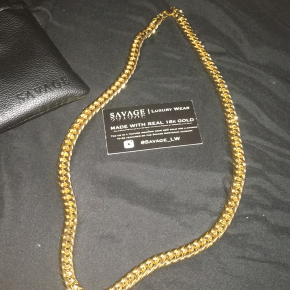 savage luxury | Accessories | Savage Luxury Cuban Link Chain | Poshmark